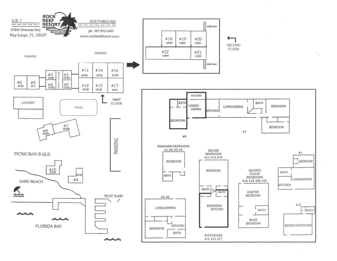 Property Map | Rock Reef Resort